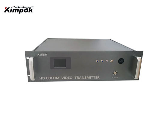 Military Grade Long Range COFDM Wireless Video Transmitter With 100W ...